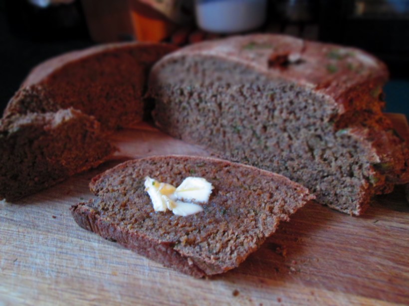 Black Bean Flour Bread with Herbs | Miz Chef