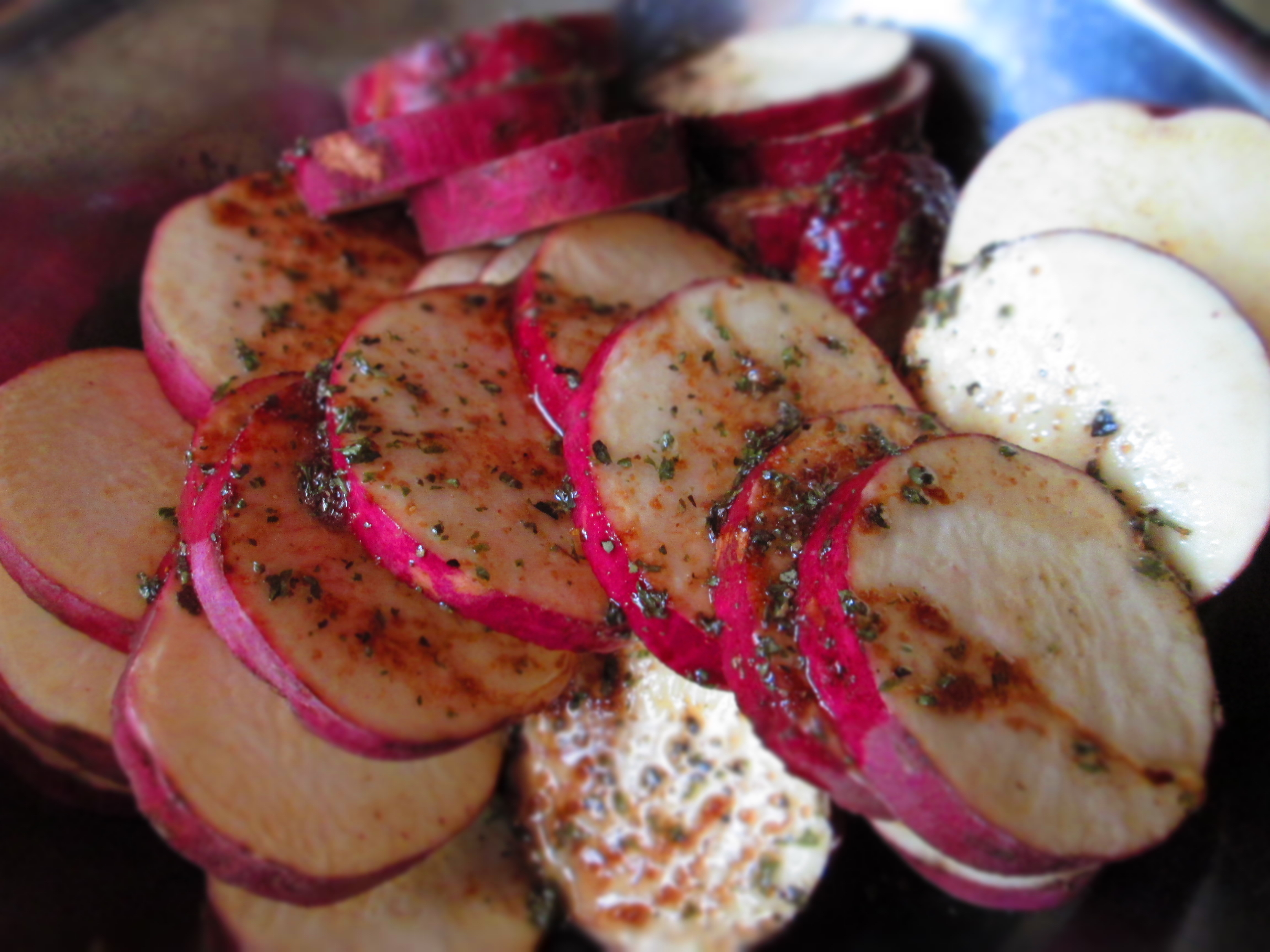 Balsamic Roasted Japanese Yams | Miz Chef
