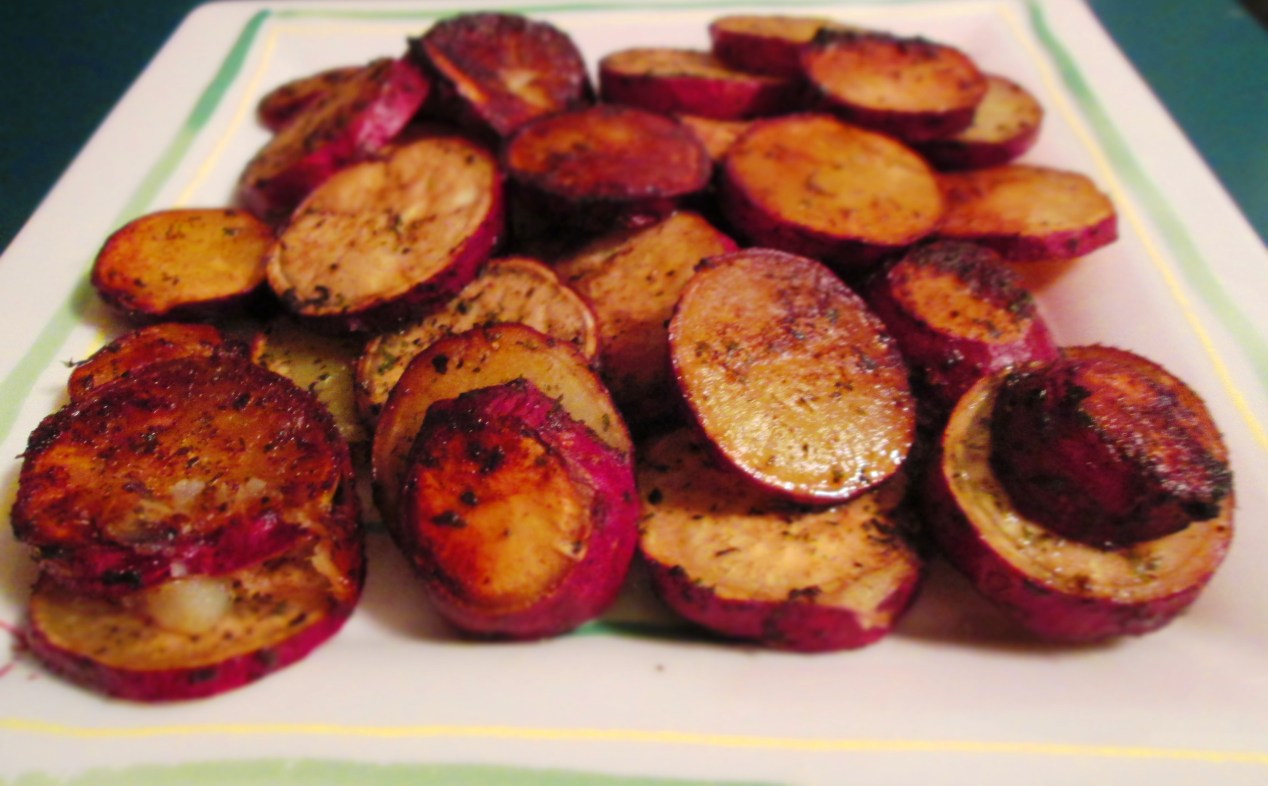 Balsamic Roasted Japanese Yams | Miz Chef